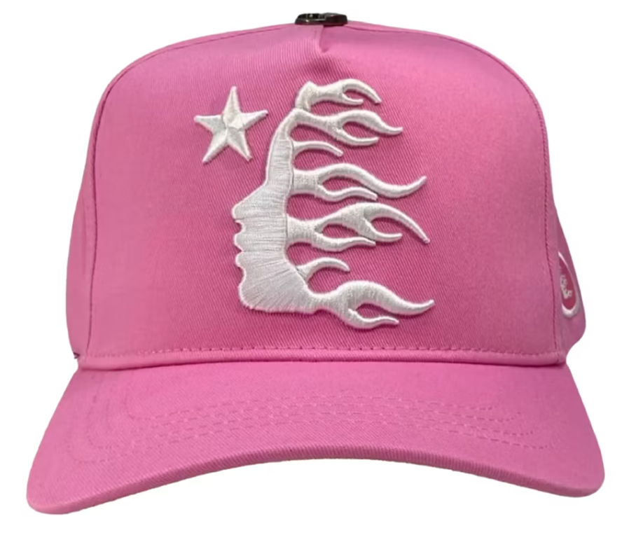 Hellstar OG Logo Snapback Hat Pink