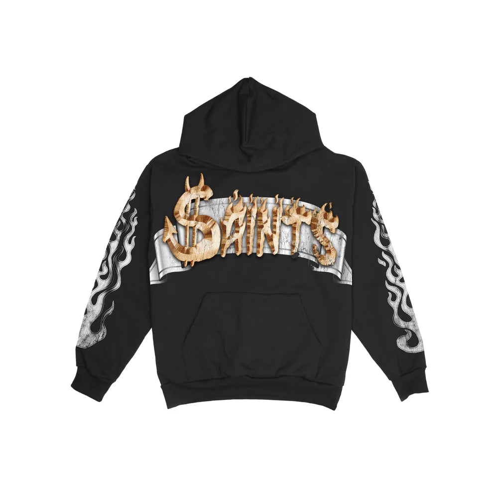 Saint Black/Gold Hoodie – Grandeur