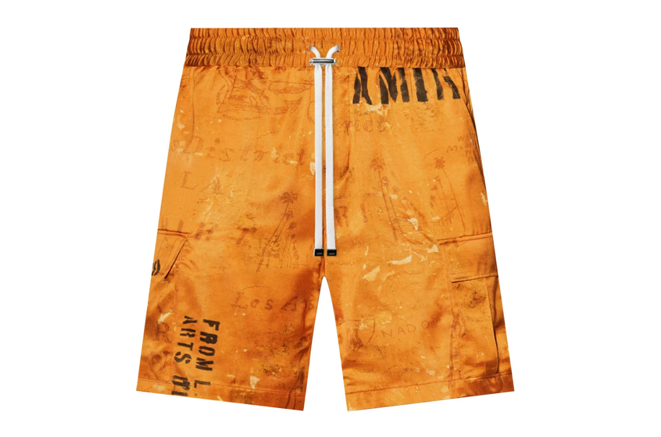 Army Stencil Cargo Short Orange – Grandeur