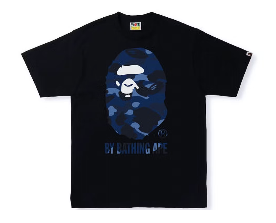 BAPE Color Camo By Bathing Ape Tee (SS22) Black Navy – Grandeur