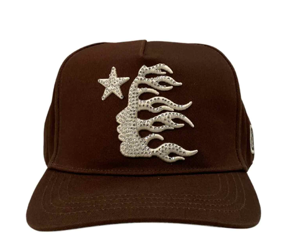 OG Snapback Hat Crystals “Brown” – Grandeur