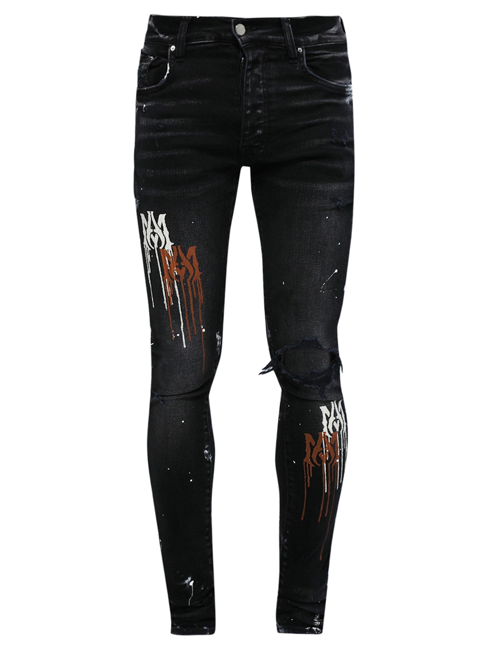 Classic Stencil Jean Aged Black – Grandeur